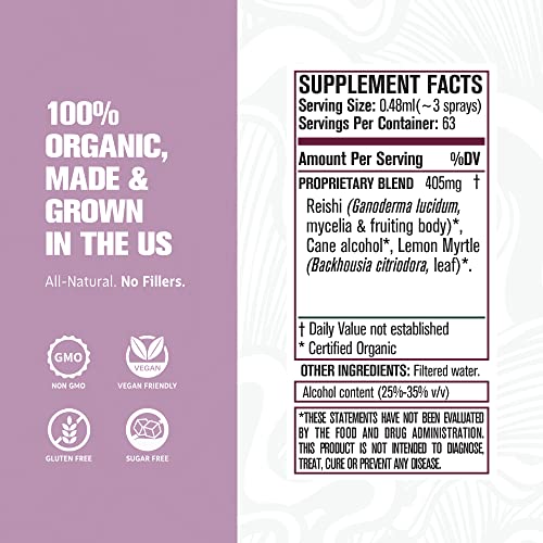 Gluten free reishi mushroom product