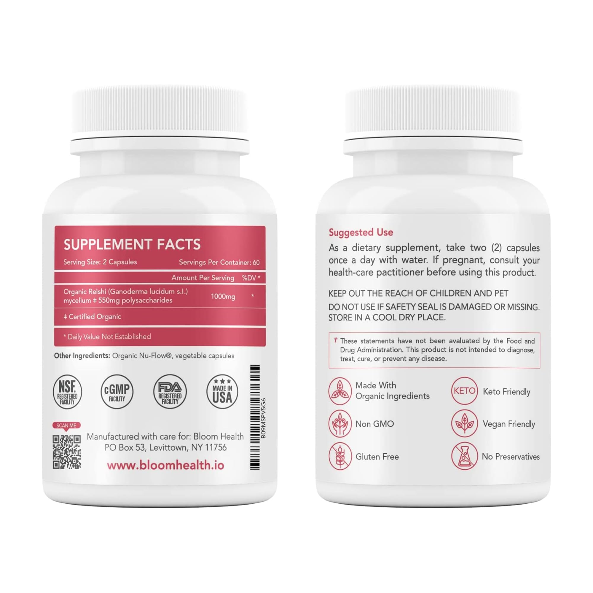gluten free reishi mushrooms for health