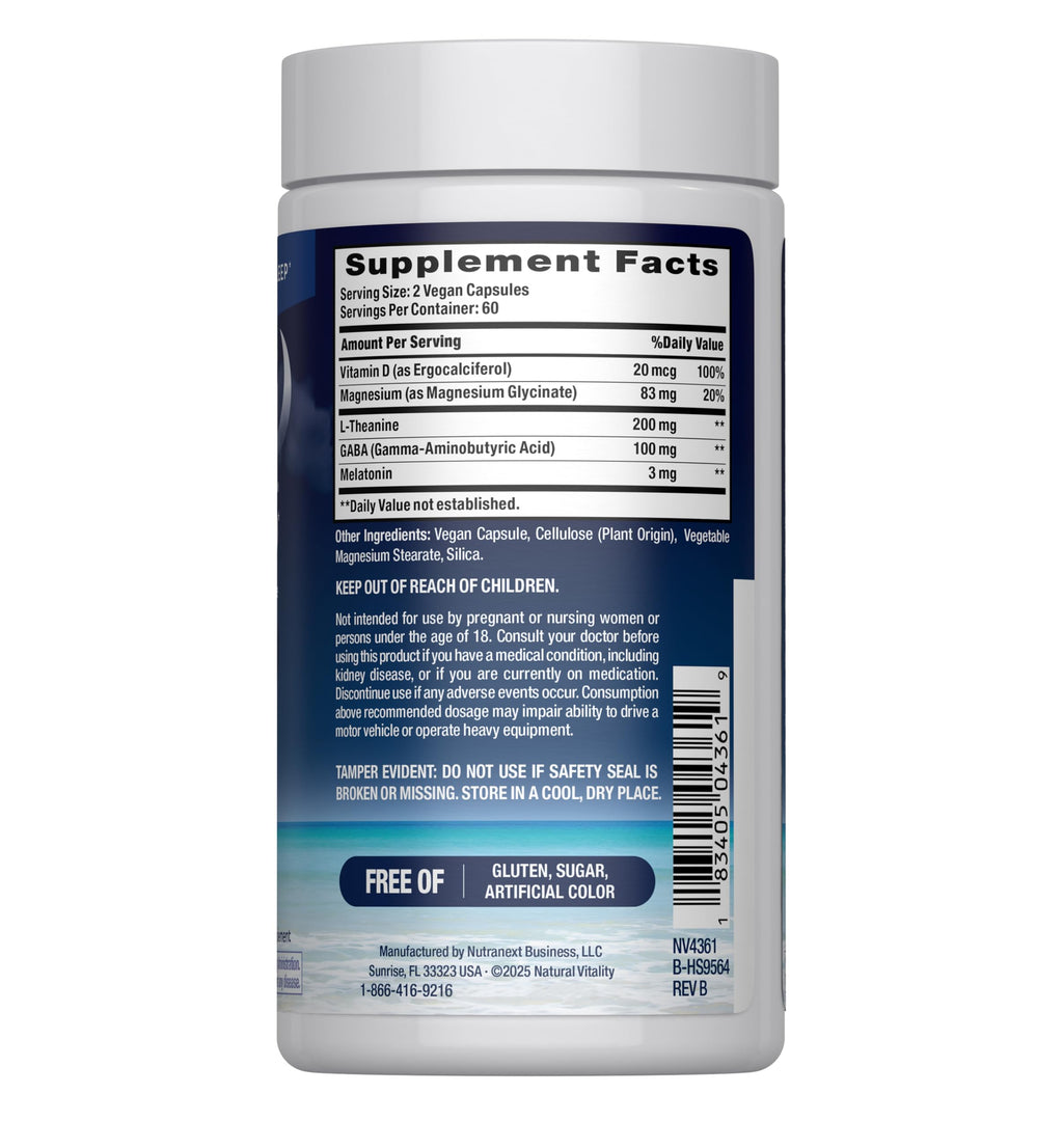 gluten-free restful sleep supplement