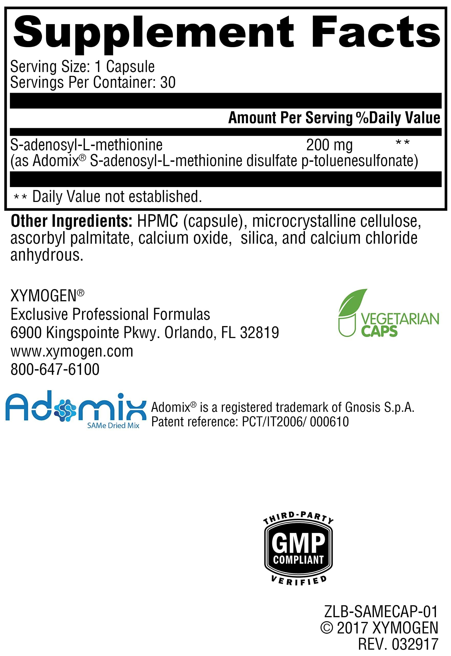 gluten-free SAM-e for cell health