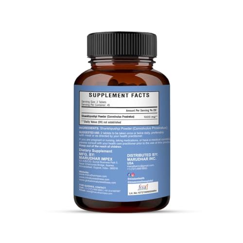 Gluten-free Sankhpushpi tablets for health