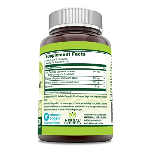 gluten free saw palmetto formula
