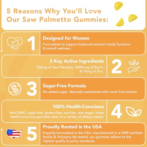 gluten-free saw palmetto gummies