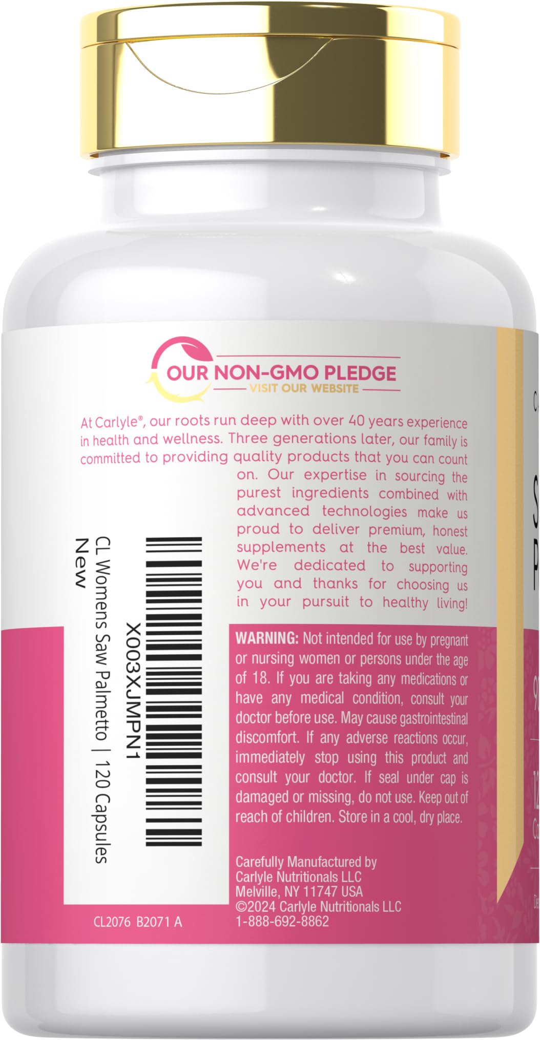 gluten free saw palmetto supplement