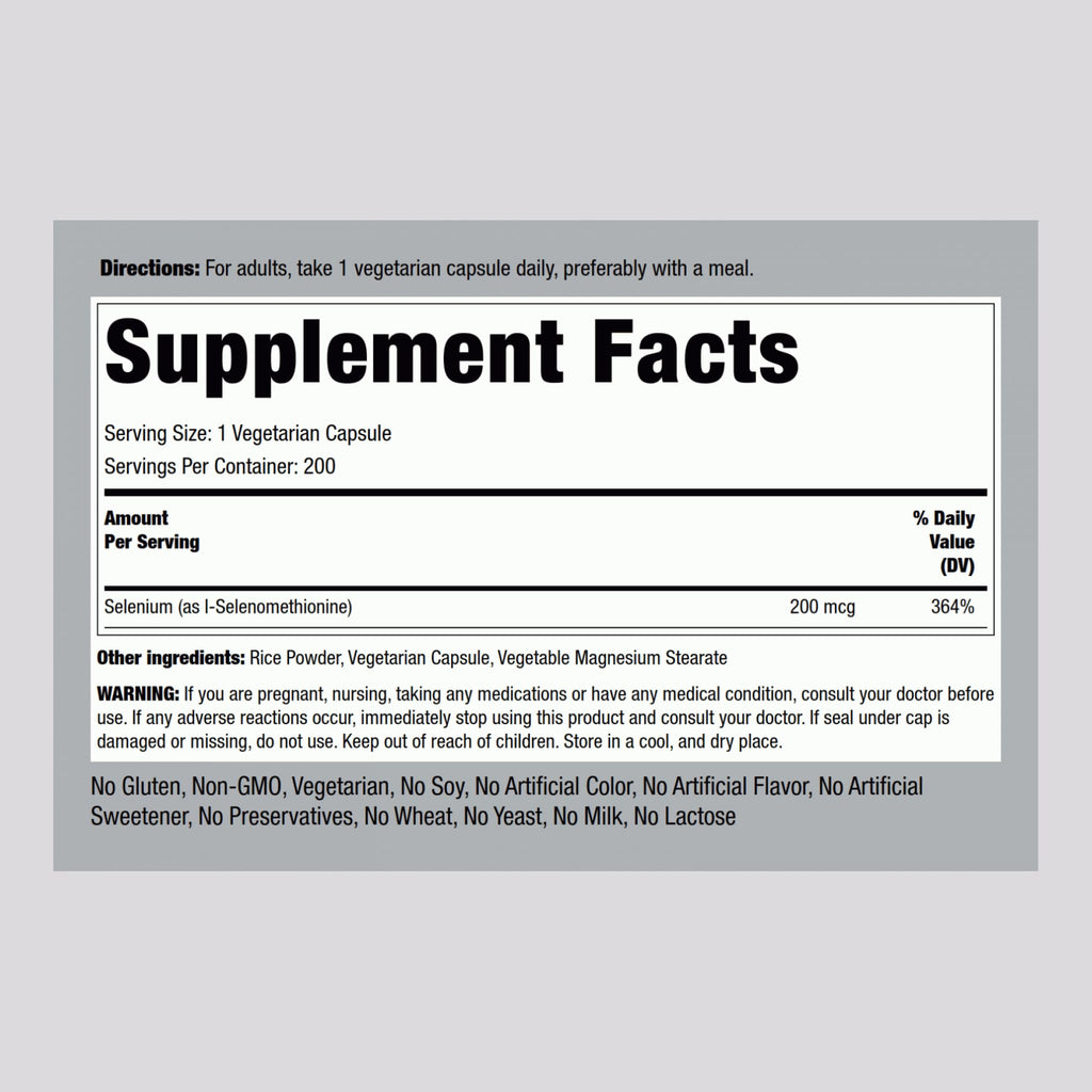 Gluten-free selenium for health