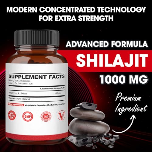 gluten-free shilajit capsules benefits