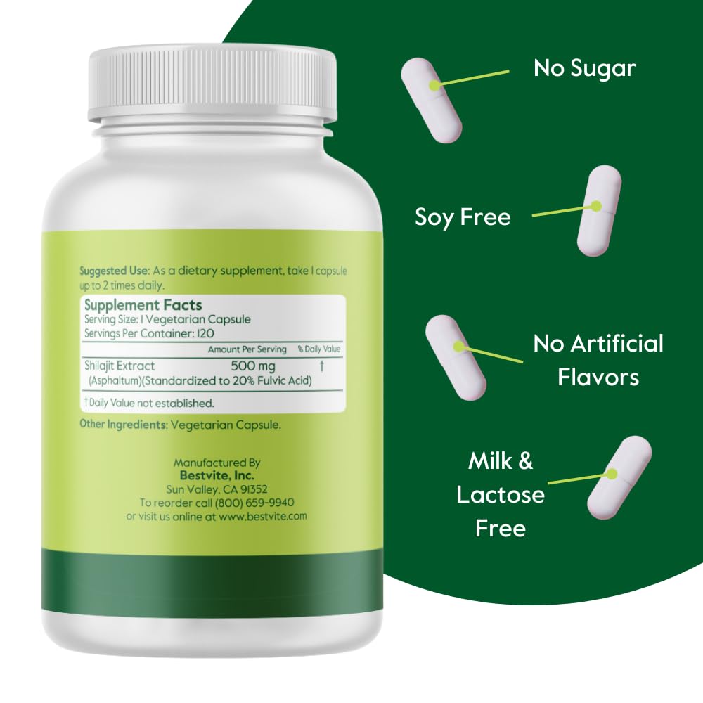 Gluten-free Shilajit extract benefits