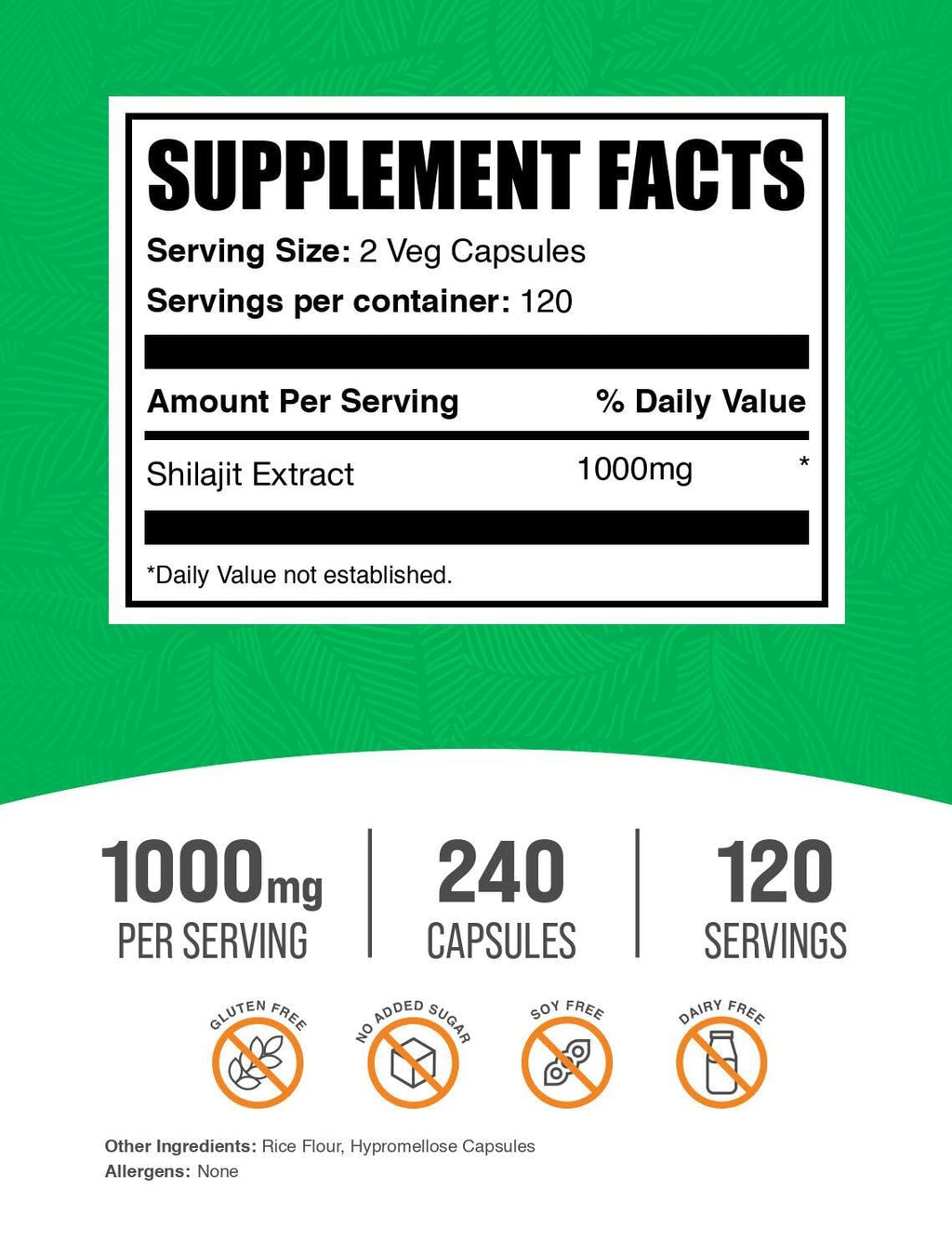 gluten free shilajit supplement option