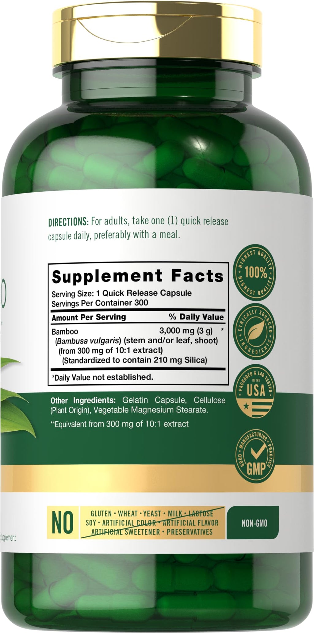 Gluten-free silicon capsules for health