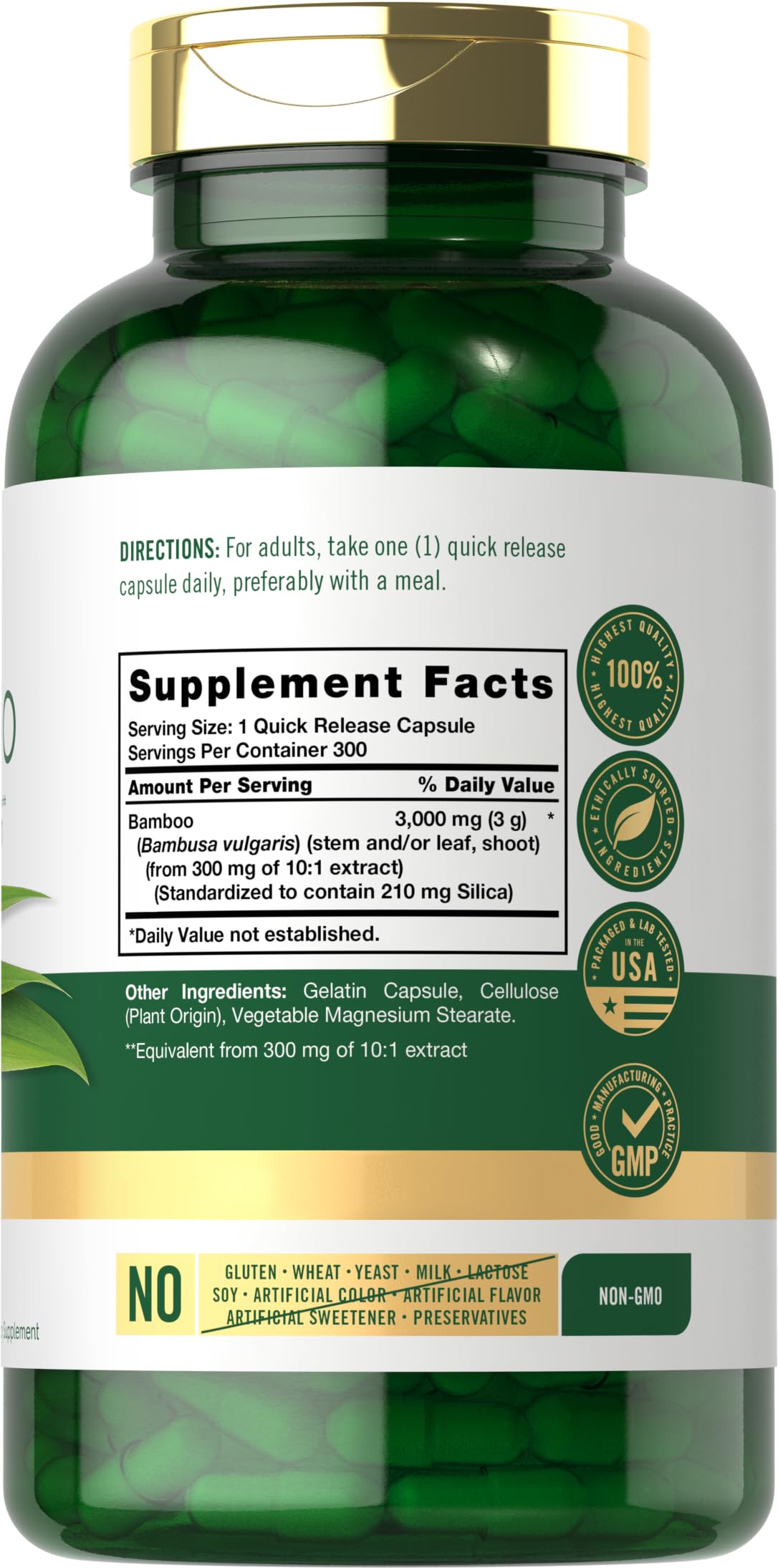 Gluten-free silicon capsules for health