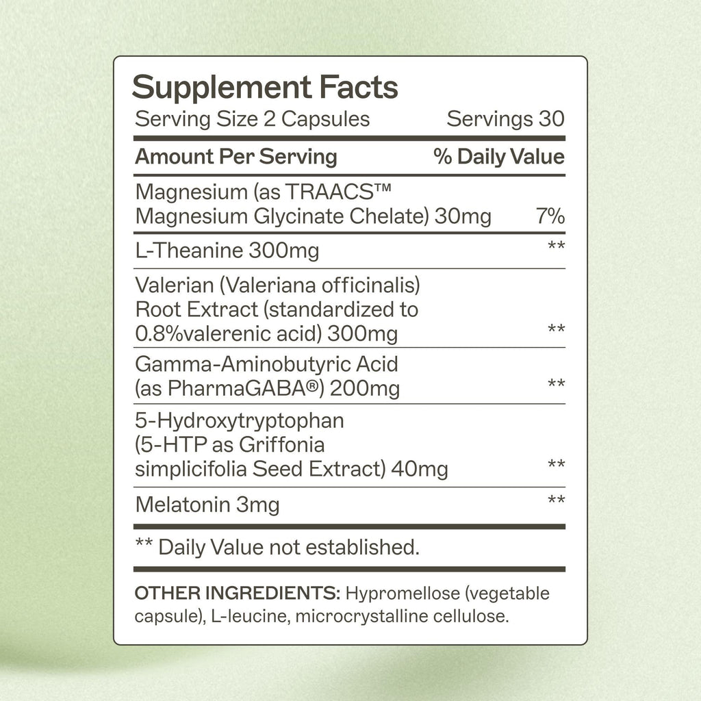 gluten-free sleep aid formula