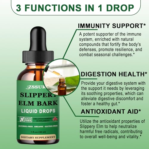Gluten-free slippery elm liquid
