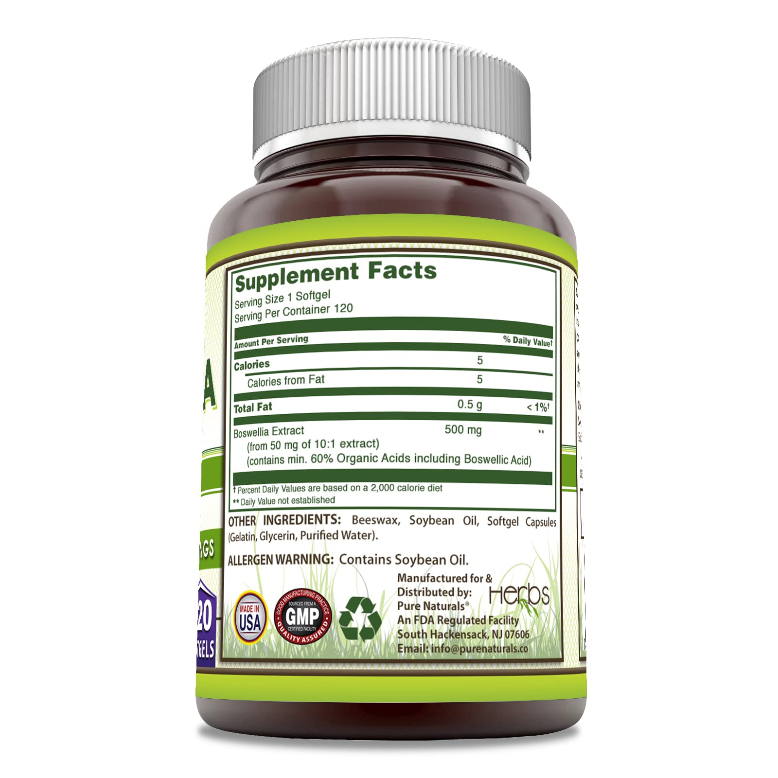 Gluten free softgels for wellness