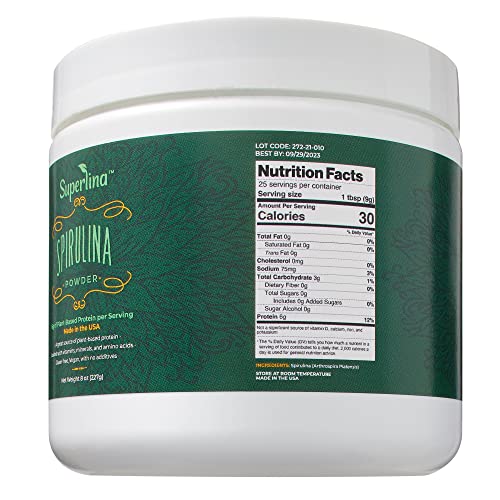 Gluten-free spirulina for health