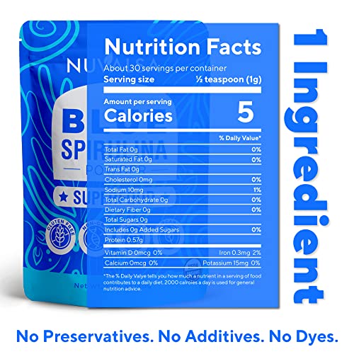 gluten-free spirulina powder for energy