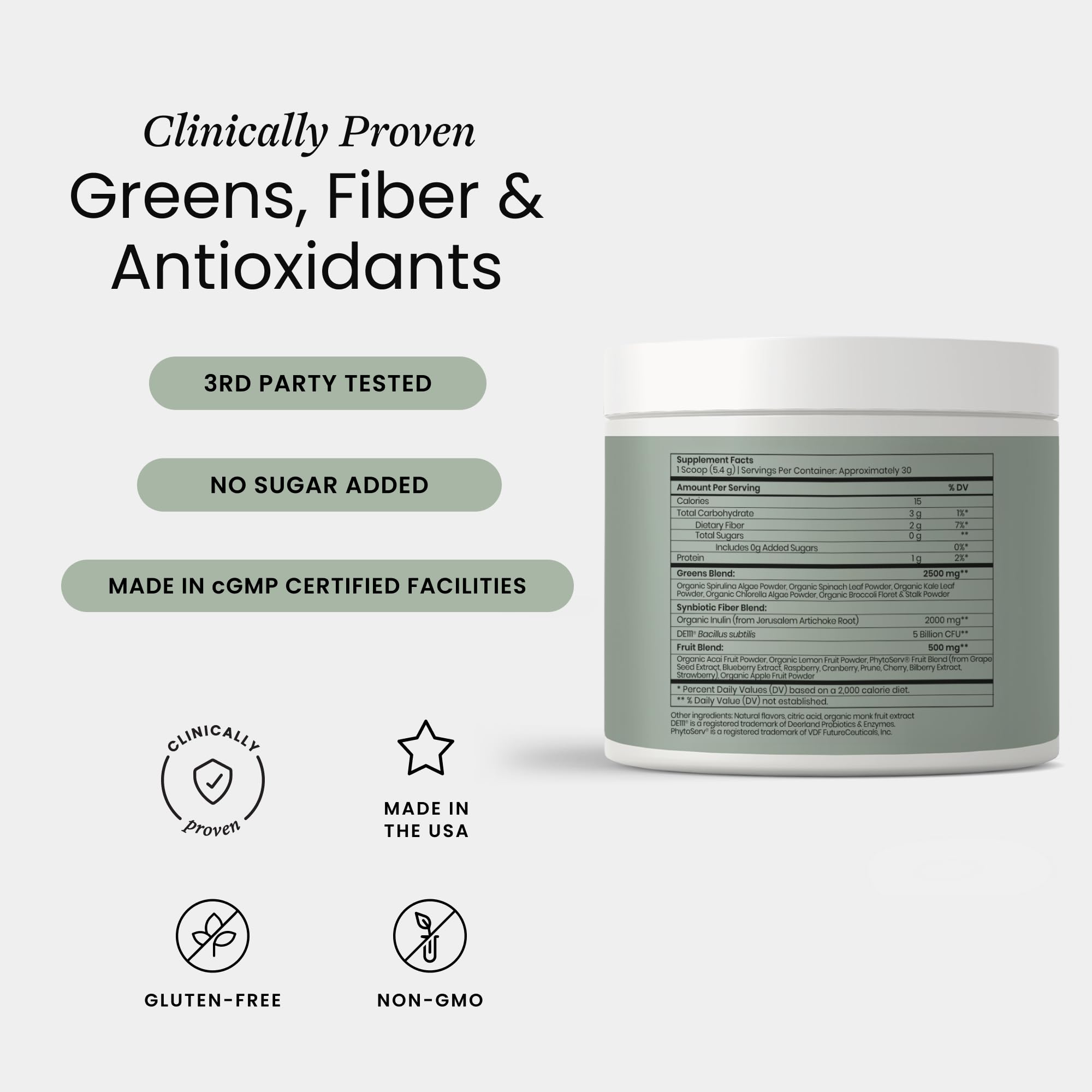 Gluten-free spirulina powder for health