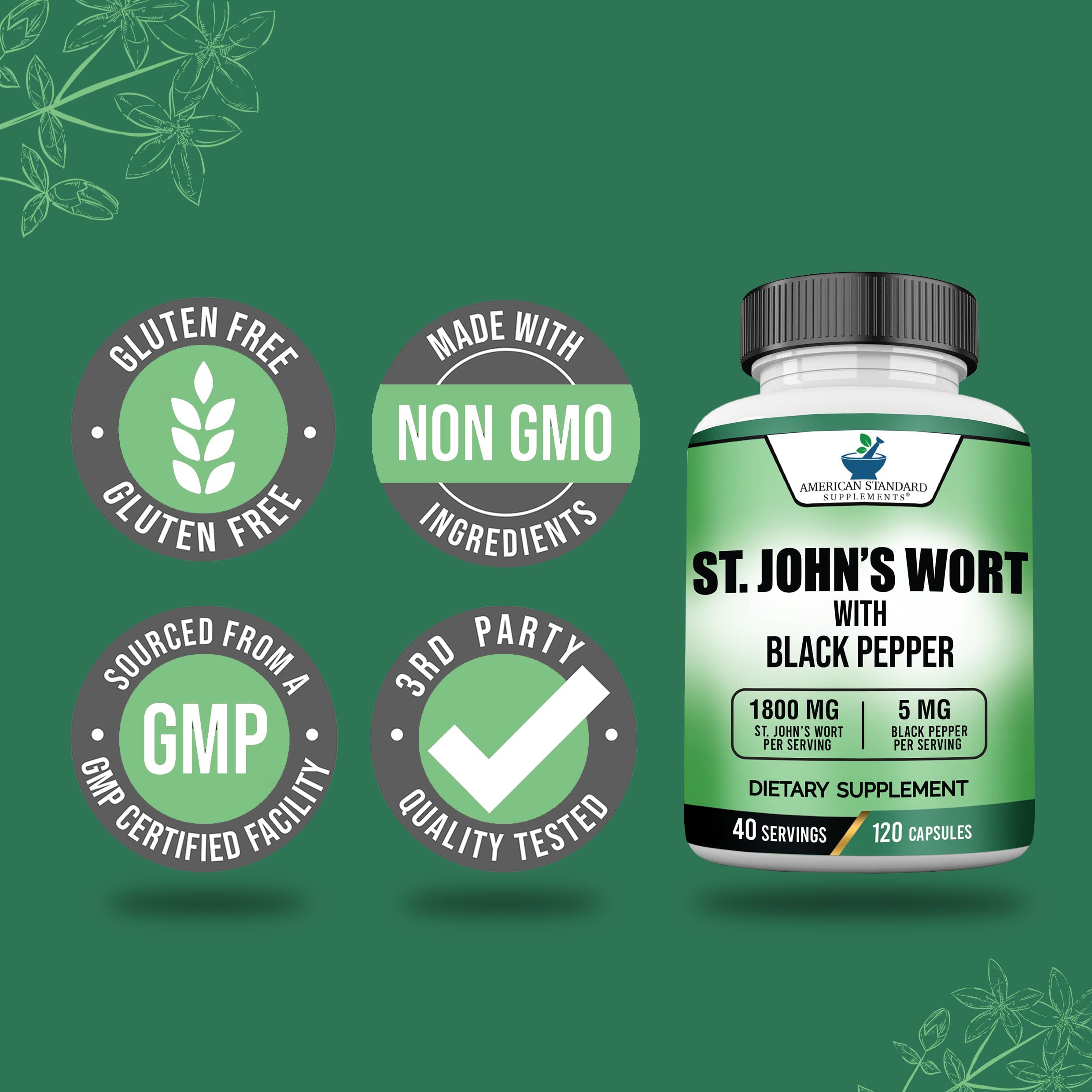 gluten free st. john's wort benefits