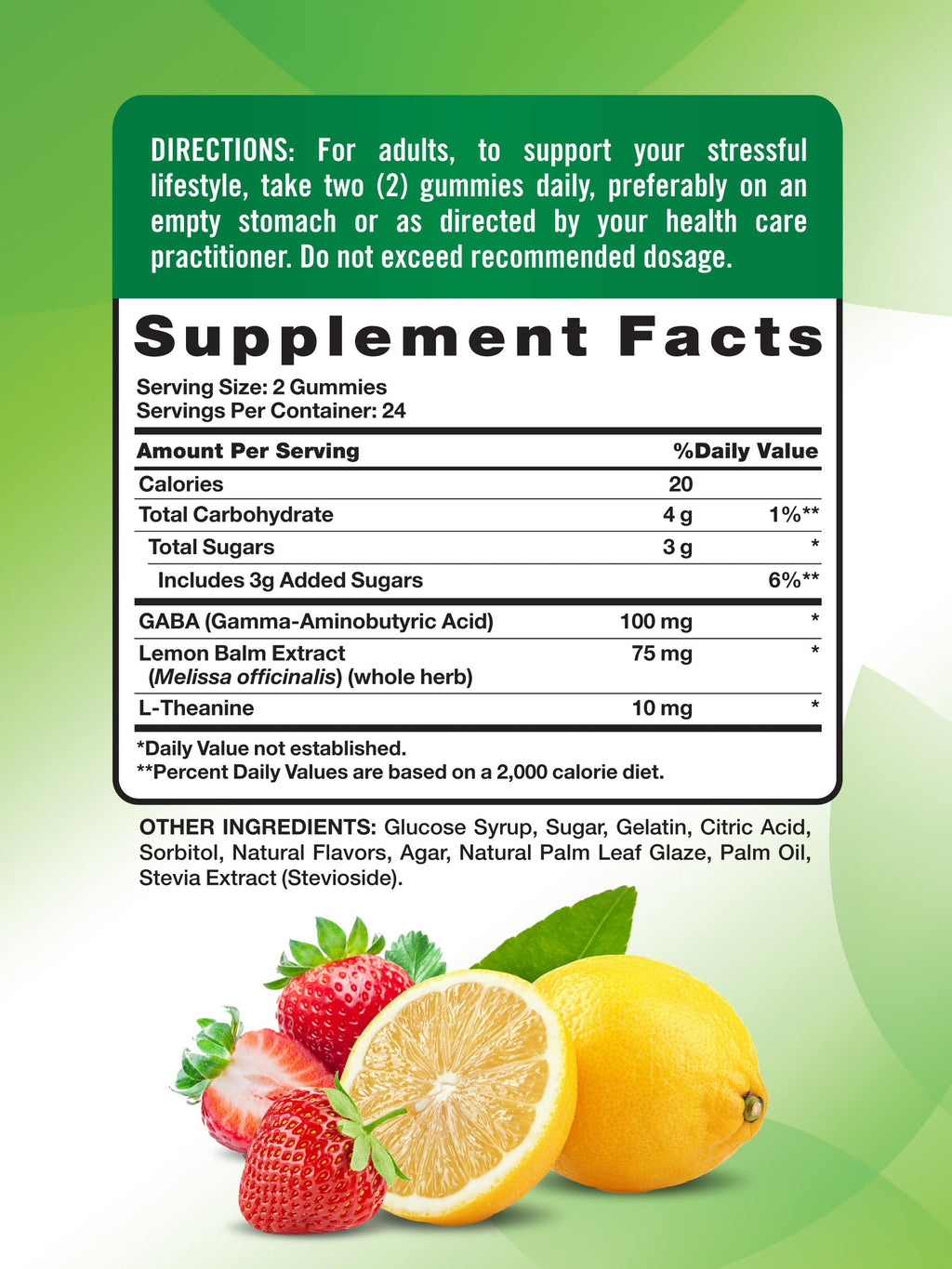gluten free stress relief gummies