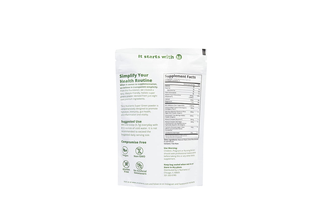 Gluten-free super greens powder