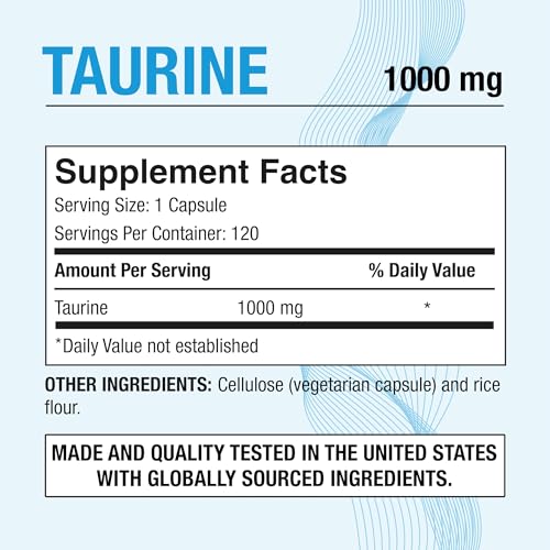 Gluten-free taurine for health