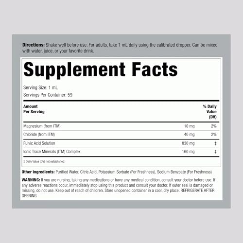 gluten free trace minerals drops