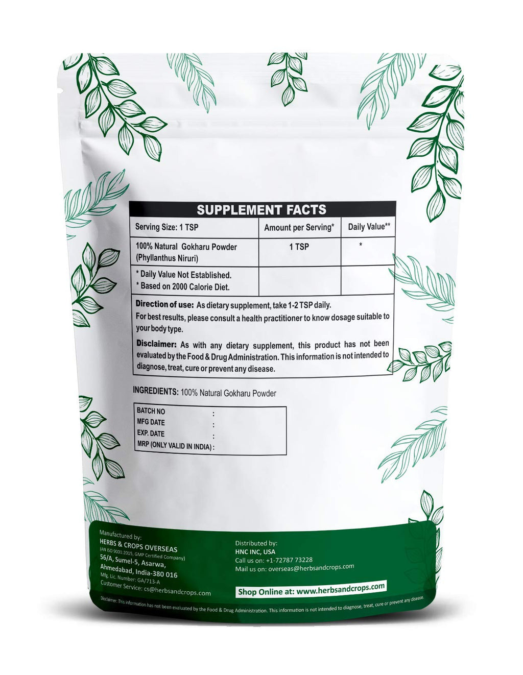 gluten free tribulus powder for men