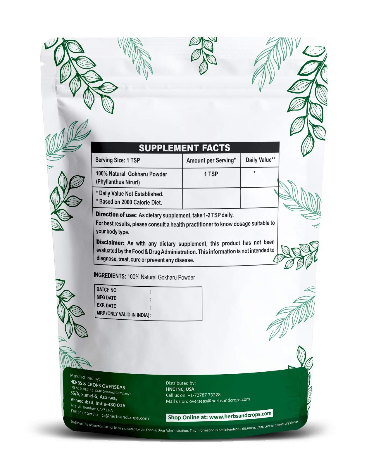 gluten free tribulus powder for men