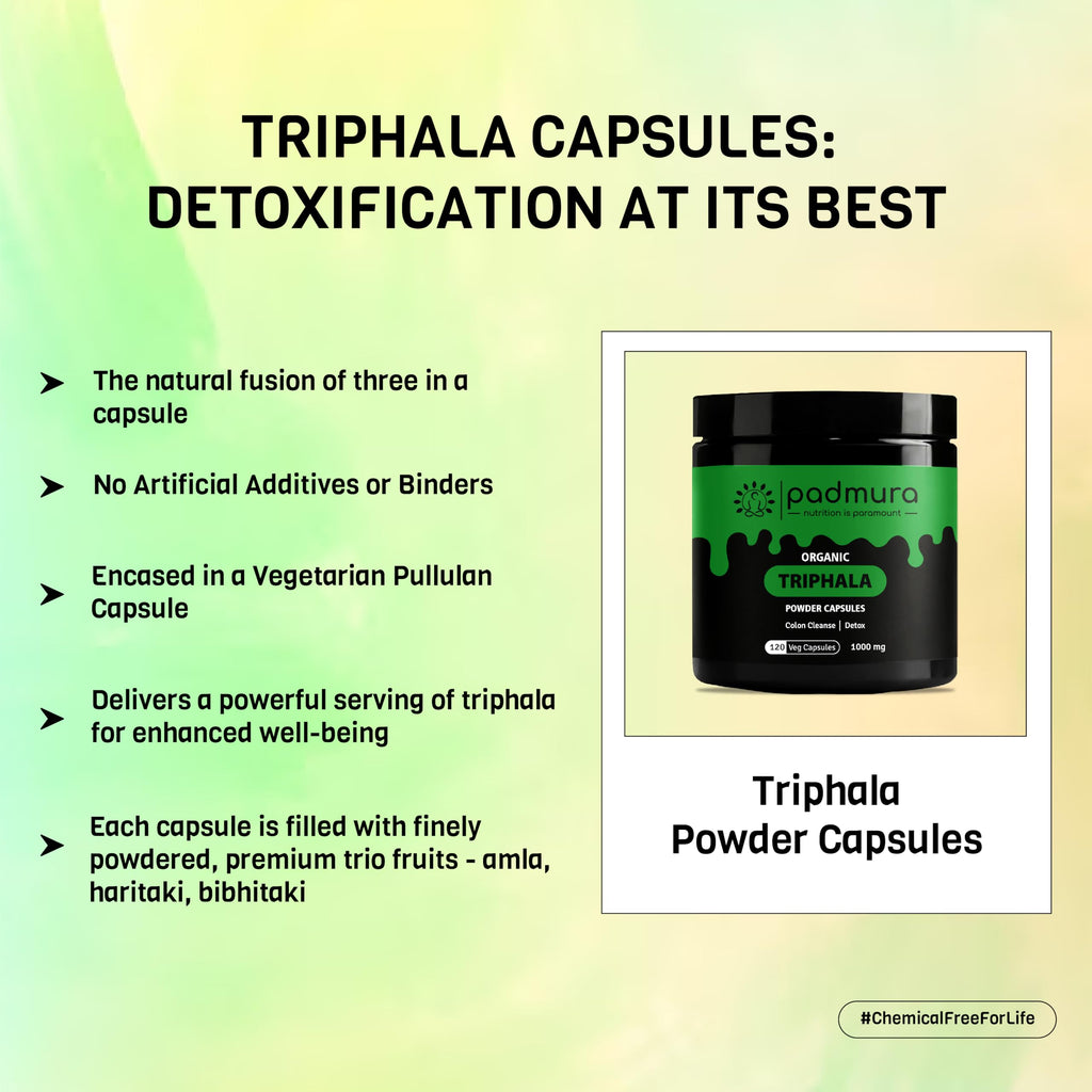 gluten-free triphala powder capsules