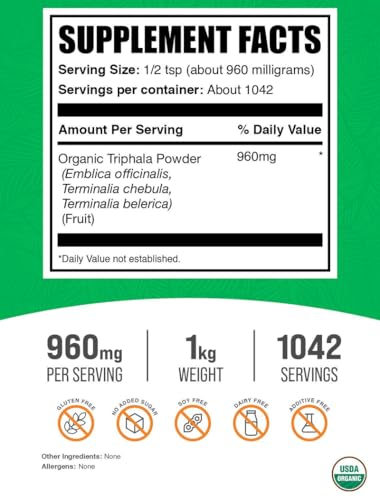 gluten free triphala supplement option