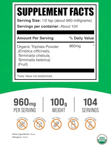 gluten free triphala supplement