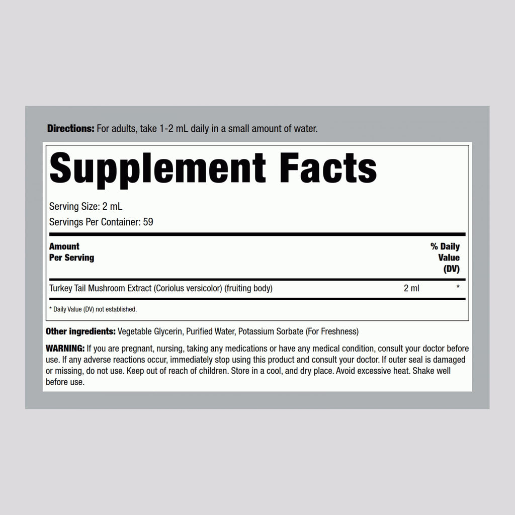 Gluten-free turkey tail extract
