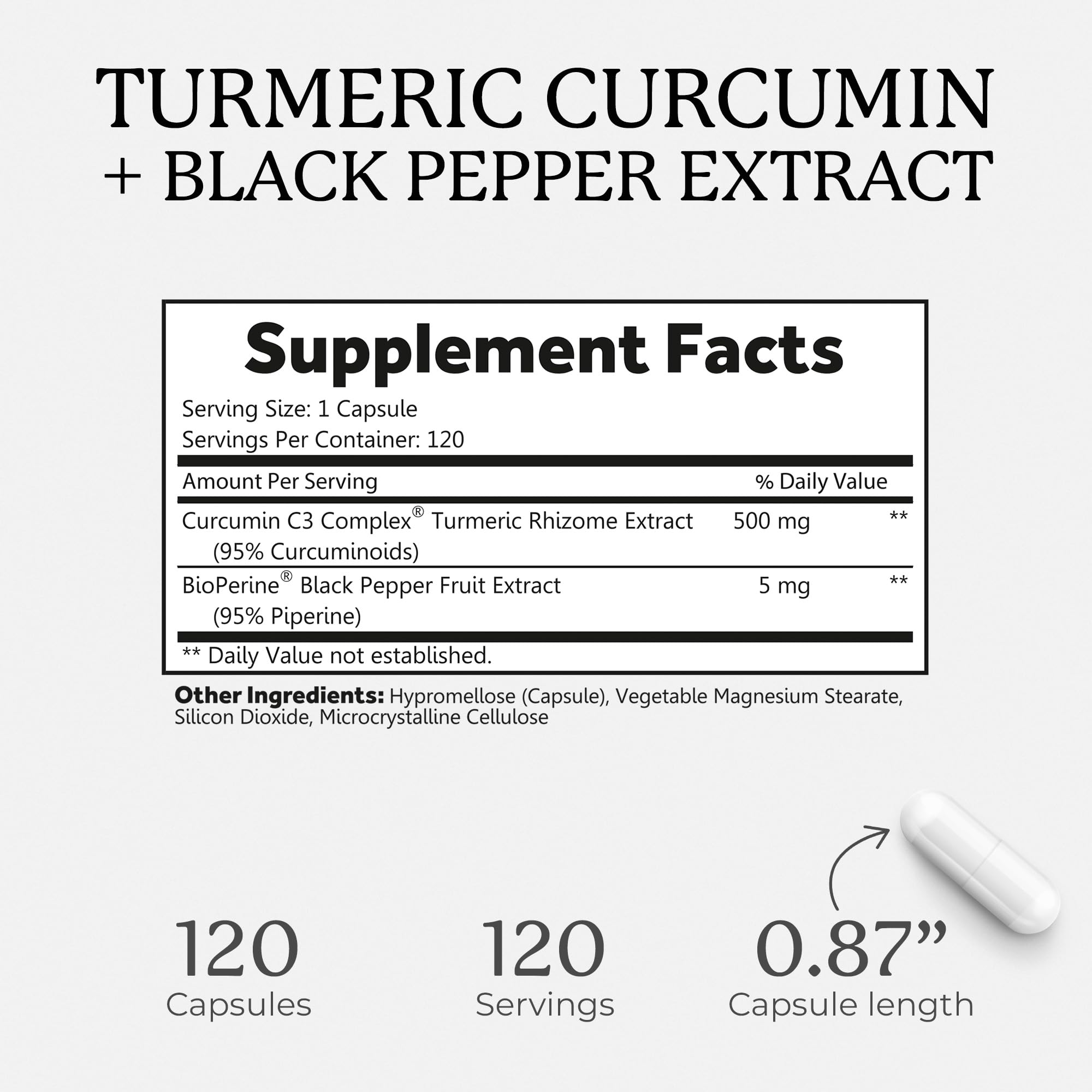 gluten free turmeric curcumin product