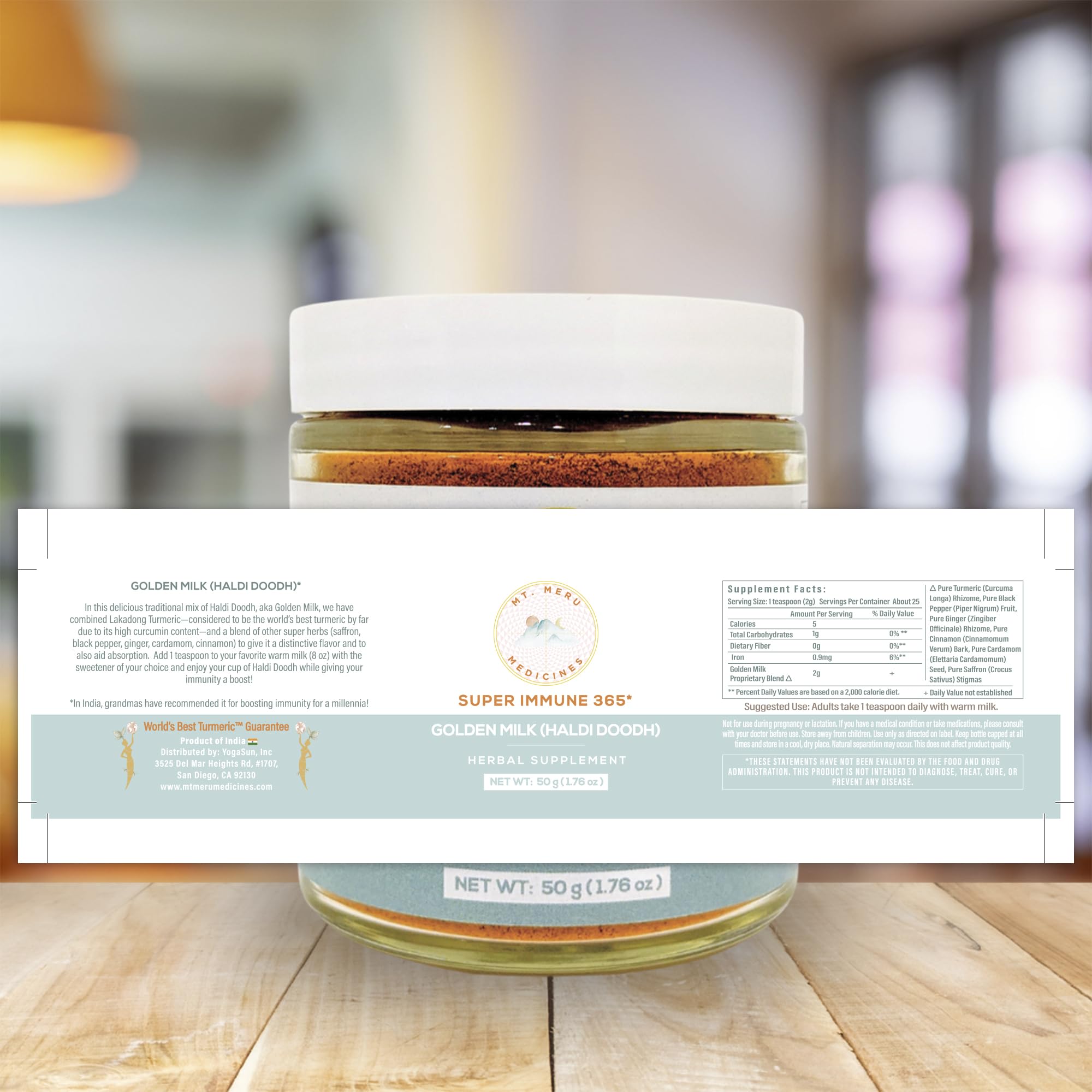 gluten-free turmeric health supplement