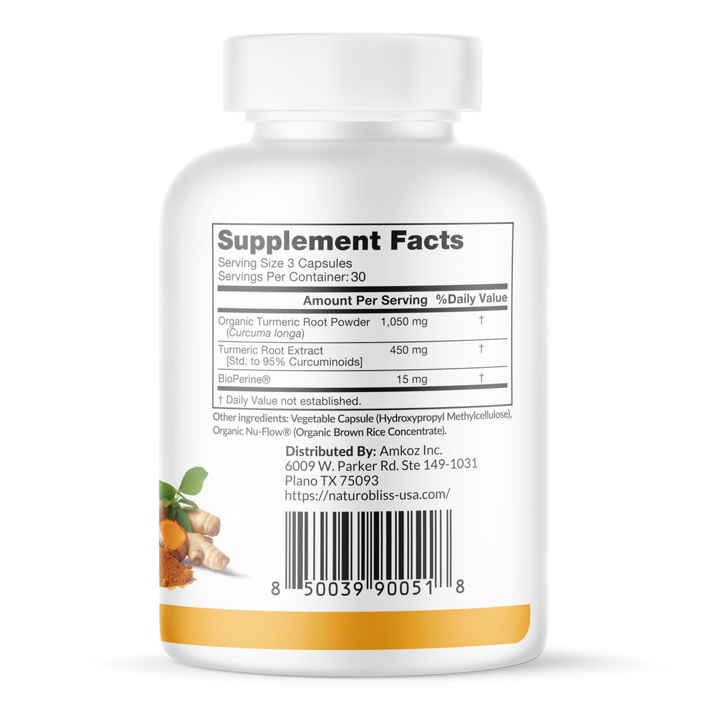 gluten-free turmeric with BioPerine