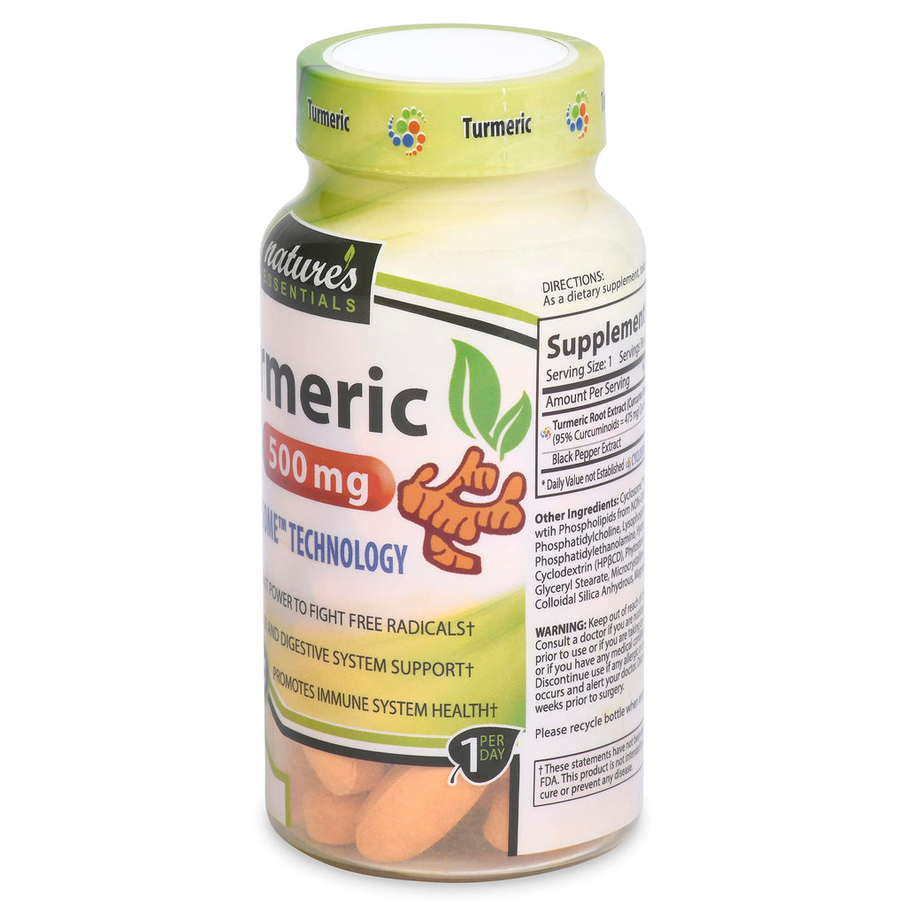 Gluten-free turmeric with piperine benefits