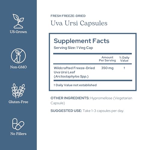 Gluten-free Uva Ursi for bladder support