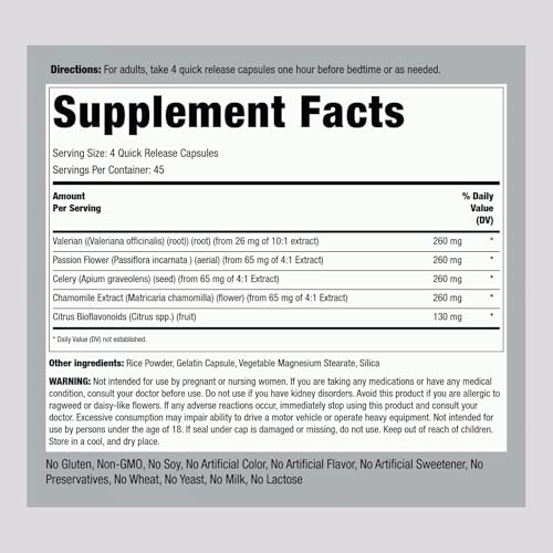 gluten-free valerian herbal blend