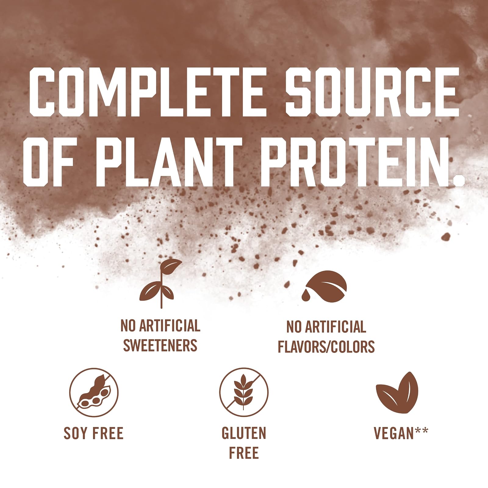 gluten-free vegan protein powder 1.8 lbs