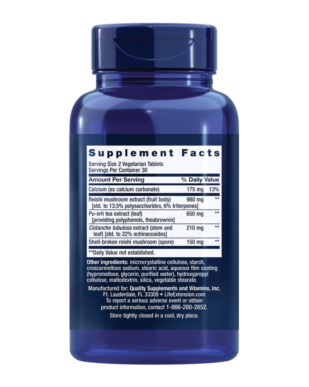 Gluten-free vegetarian mushroom supplement