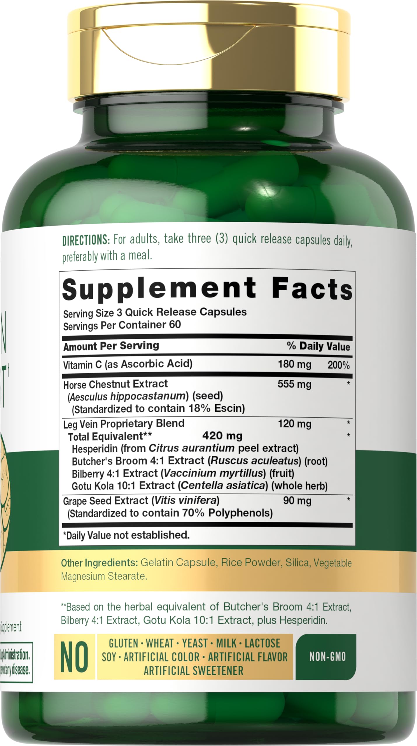gluten free vein health supplements
