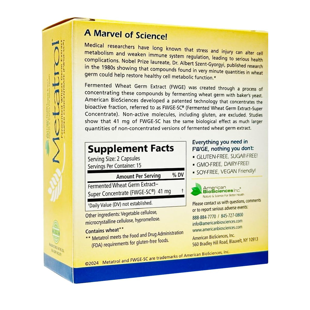gluten free vitality supplements