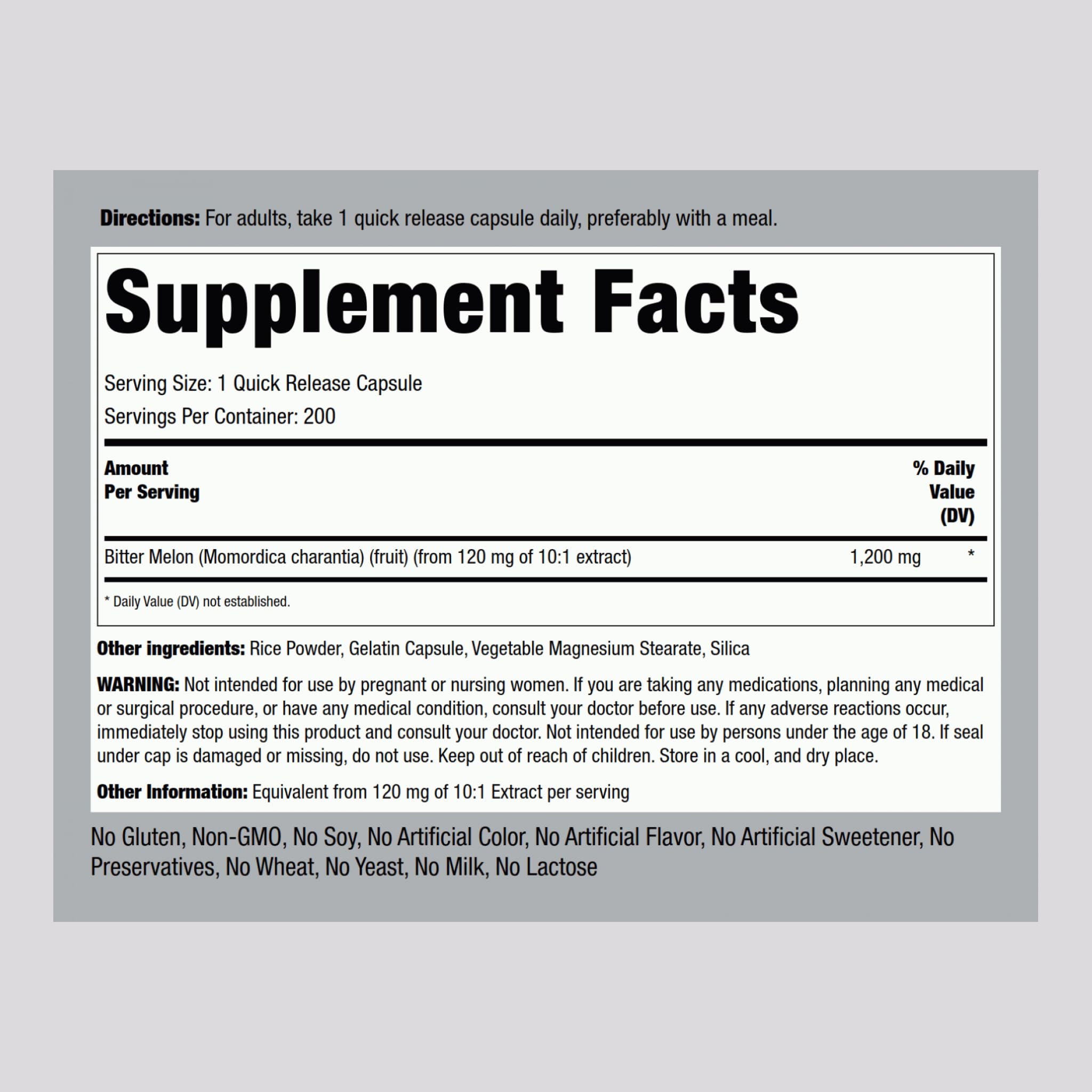Gluten-free vitamin and mineral blend