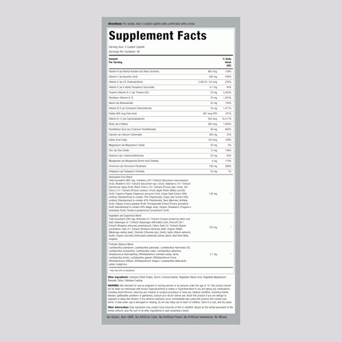 Gluten-free vitamin and mineral blend