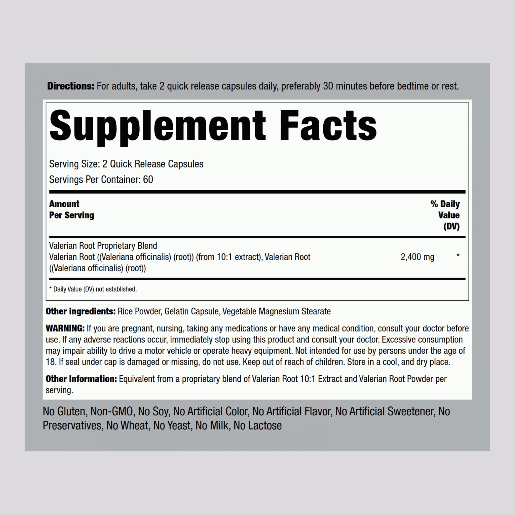 gluten free vitamin and mineral blend