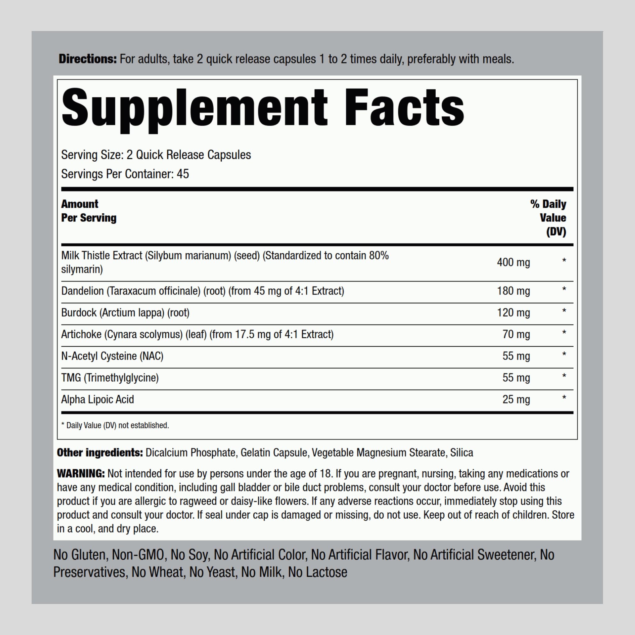 gluten-free vitamin and mineral blend