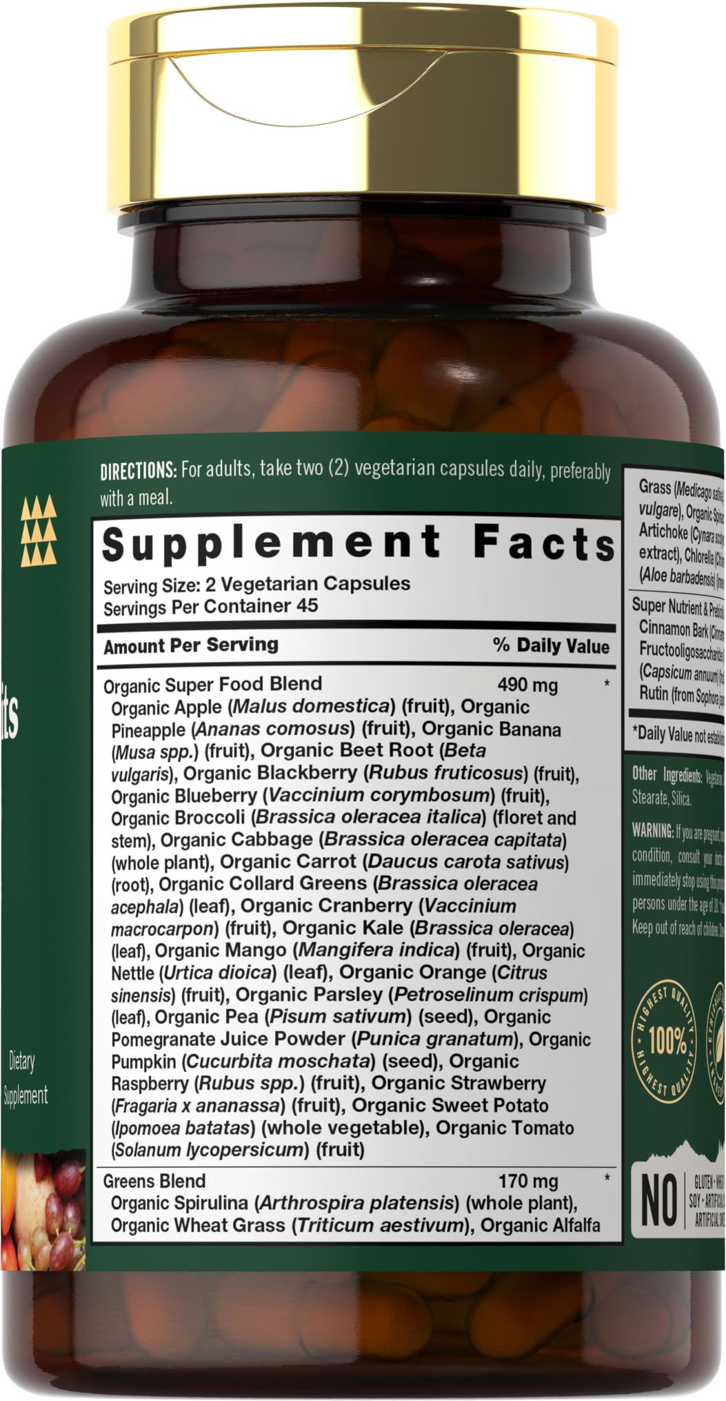 gluten-free vitamin and mineral capsules