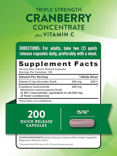gluten free vitamin C cranberry