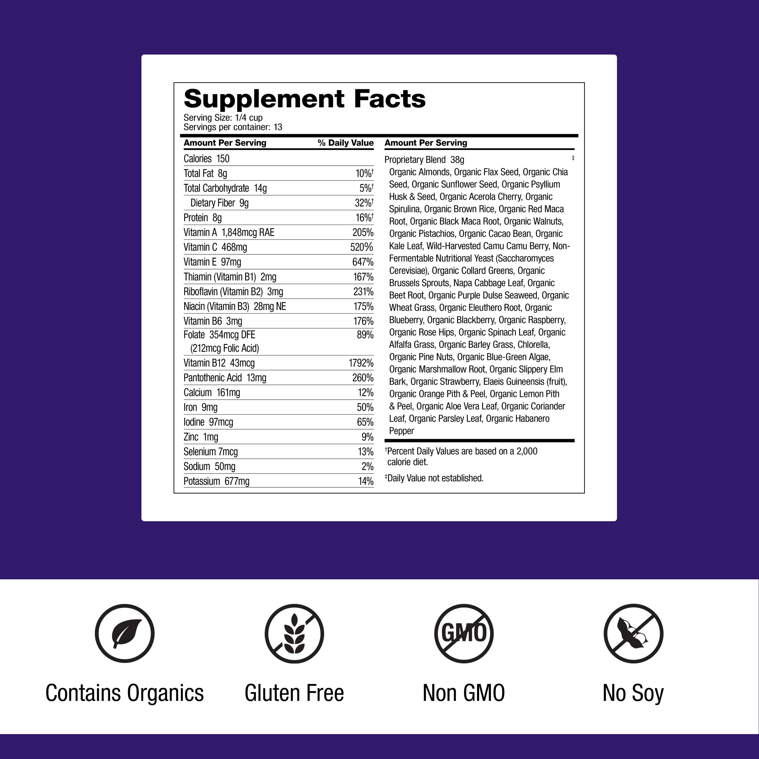 gluten-free vitamin C rich powder