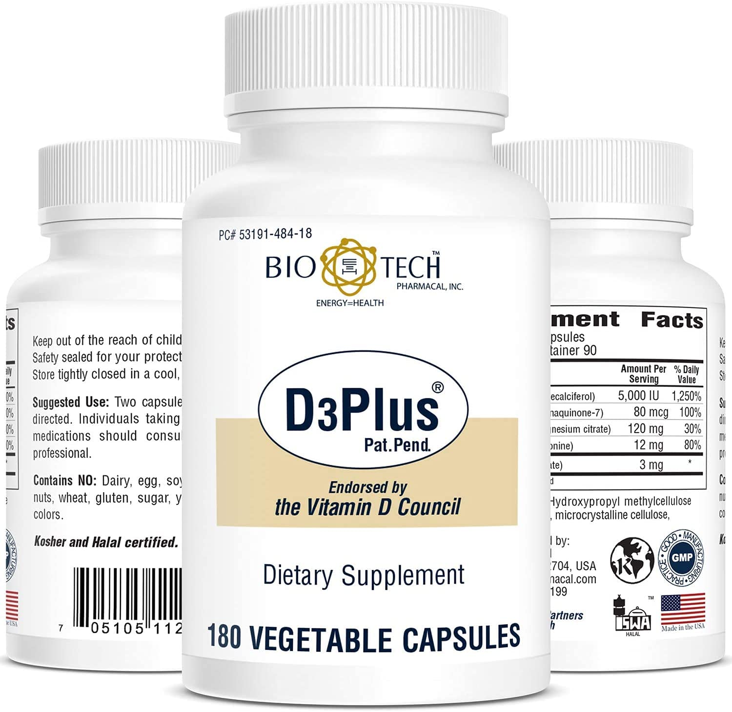 gluten-free vitamin d capsules