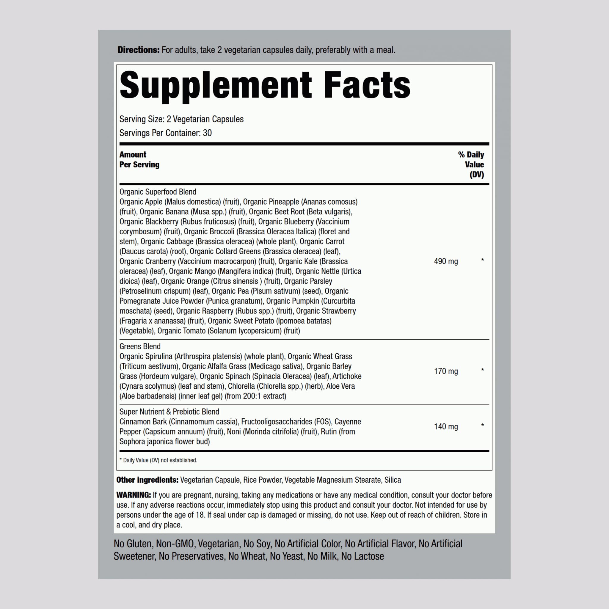 Gluten free vitamins for wellness